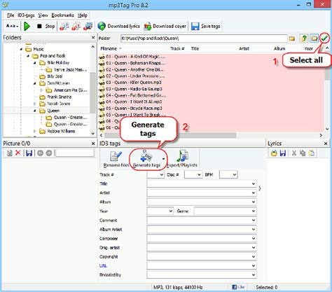How To Import ID3 Tags From CSV Import ID3 Tags Import Tags From