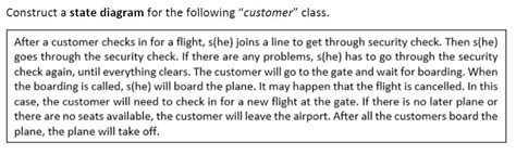 Solved Construct A State Diagram For The Following Chegg Com