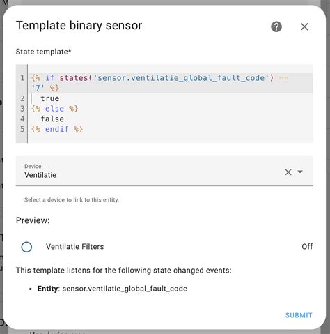 Wth Add Section Selection To Template Sensors When Linked To A Device Diagnostic Month Of