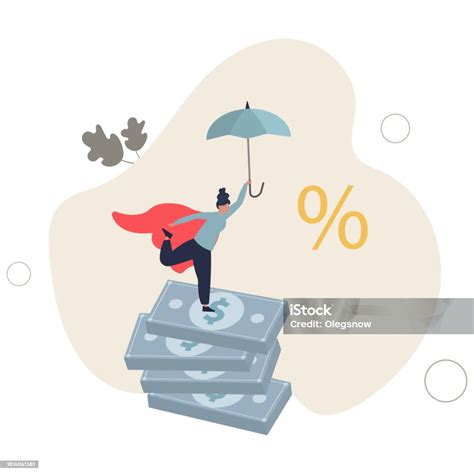 캐릭터 저축 계좌를 개설하고 Depositsflat 벡터 일러스트 레이 션에 대한이자를 받고 있습니다 개념에 대한 스톡 벡터 아트 및 기타 이미지 Istock