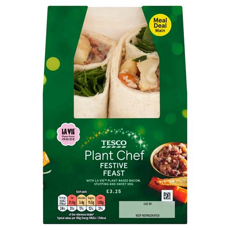 Tesco Plant Chef Festive Feast Wrap Tesco Groceries
