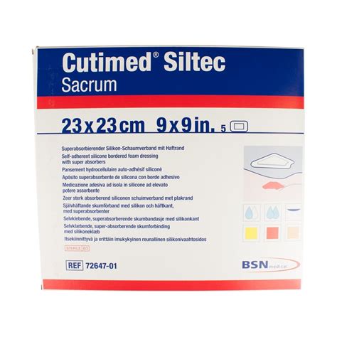 Buy Cutimed Siltec Sacrum Foam Dressing At Medical Monks