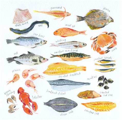 Mary Woodin Fish On The Menu