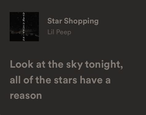 Star Shopping • Lil Peep Look At The Sky Tonight Lil Peep Star