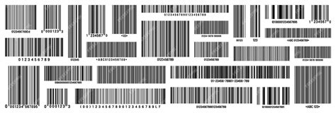 Premium Vector Set Of Product Barcodes Identification Tracking Code Serial Number Product Id