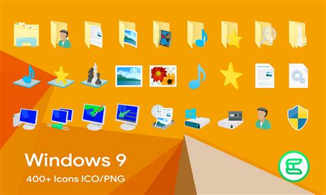Windows 9 Icons Skin Pack