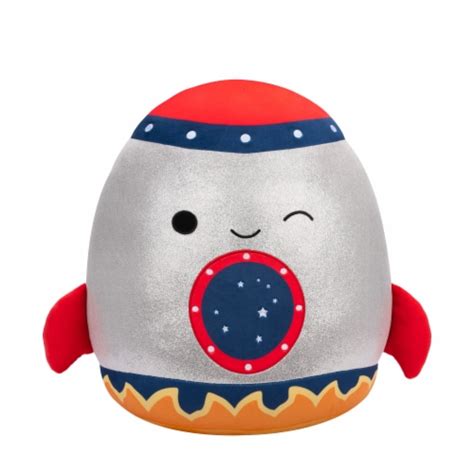 Squishmallow 16 In Fionn Rocket Plush Toy Silver And Red 1 Ct Kroger
