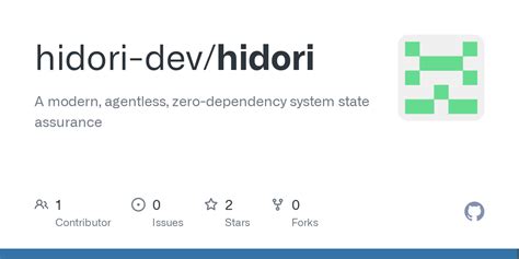 Github Hidori Devhidori A Modern Agentless Zero Dependency System State Assurance