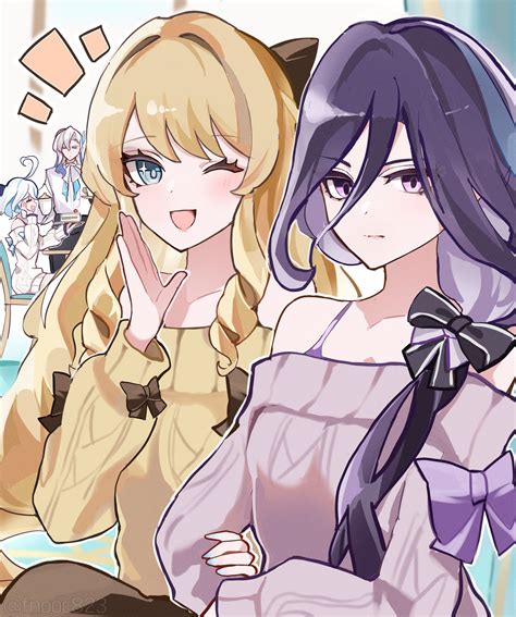 Furina Neuvillette Clorinde And Navia Genshin Impact Drawn By Chaena Exmd Danbooru