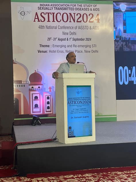 Delivered A Talk On Artificial Intelligence In Sexual Health At The 48th Annual Conference Of