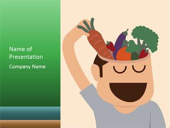 Nourish Your Brain With These Healthy Foods PowerPoint Template Backgrounds Google Slides