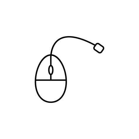 Mouse Vector Icon Illustration 23199654 Vector Art At Vecteezy