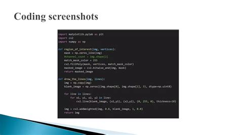 Road Lane Detection For Self Driving Cars Ppt