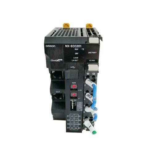 One New Omron Ethercat Nx Ecc201 Connector Unit Nxecc201 Nx Ecc201 In