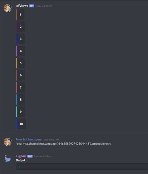 No Docs On Webhooks Allowing 10 Embeds · Issue 1196 · Discorddiscord