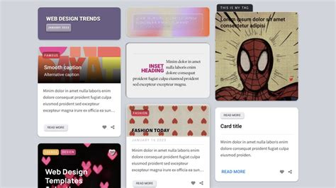 blog card grid frontend forever