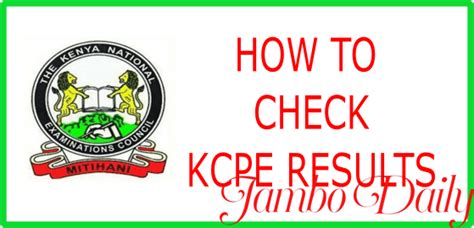 How To Check 2022 KCSE Results On Your Mobile Phone Jambo Daily