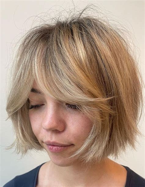 45 Versatile Bob Haircuts For Every Occasion Short Messy Bob With Bangs