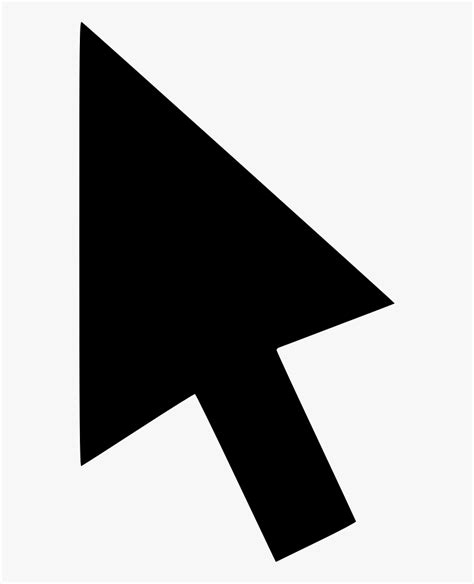 Black Mouse Cursor Png Png Download Mouse Cursor Png Icon