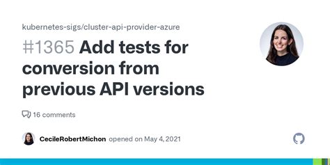 Add Tests For Conversion From Previous Api Versions · Issue 1365 · Kubernetes Sigscluster Api