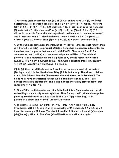 Chinese Remainder Theorem Pdf