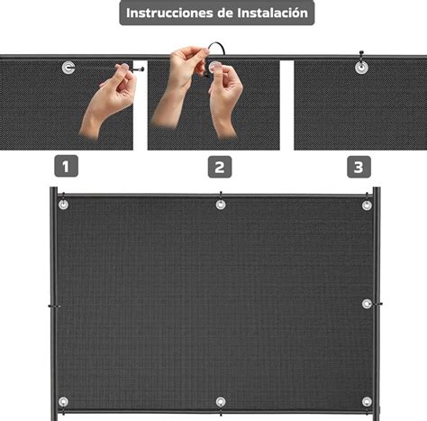 Заштитна ограда за приватност на балкон Mkmarket