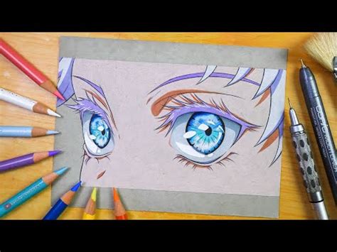 Drawing Gojo Satoru Eyes Jujutsu Kaisen Youtube