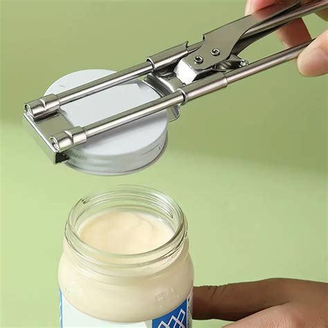 1pc 힘이 덜 드는 뚜껑 따개 제품 조절 가능한 깡통 따개 가정용 조미료 병 편리한 미끄럼 방지 병따개 뚜 Temu