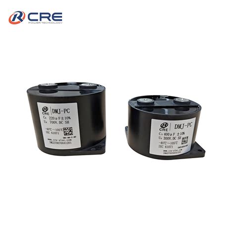 Cylindrical Plastic Shell Power Film Capacitor For Power Electronics