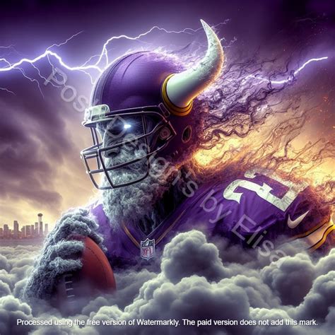 Minnesota Vikings Football Etsy