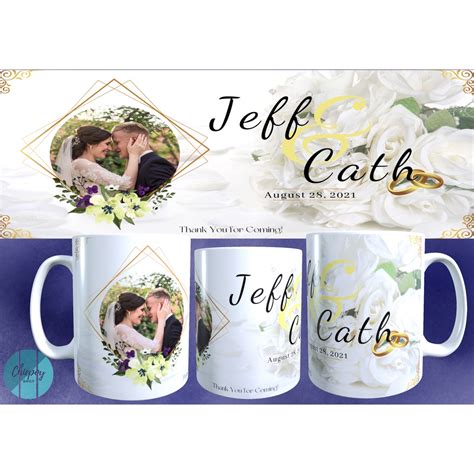Souvenirgiveaway Wedding Christening High Quality Customized Mug