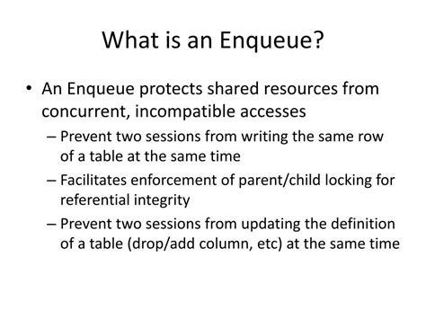 Ppt Understanding Locks And Enqueues Powerpoint Presentation Free