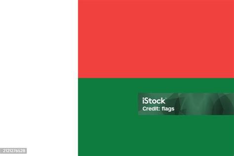 마다가스카르 국기입니다 플래그 아이콘입니다 표준 색상 표준 크기 직사각형 플래그입니다 컴퓨터 일러스트레이션 디지털 일러스트레이션 벡터 일러스트 레이 션입니다 0명에 대한