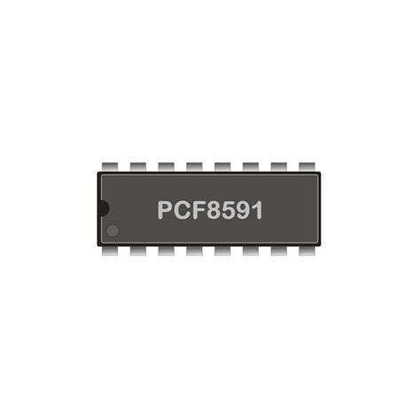I2c 8 Bit Adc And Dac Pcf8591 Dil
