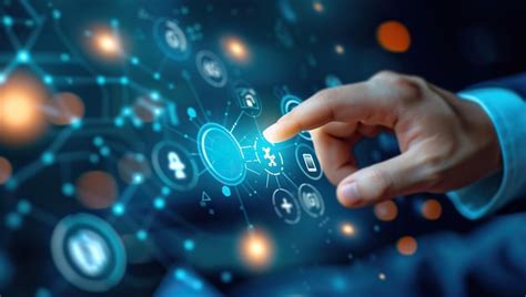 Premium Photo Businessman Interacting With Digital Interface