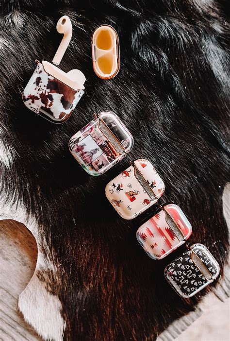Cowhide Air Pod Case Etsy