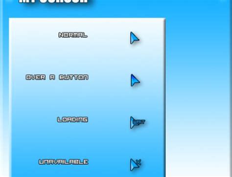 Skinpacktheme For Windowsdim V4 Technoblue Cursor Pack