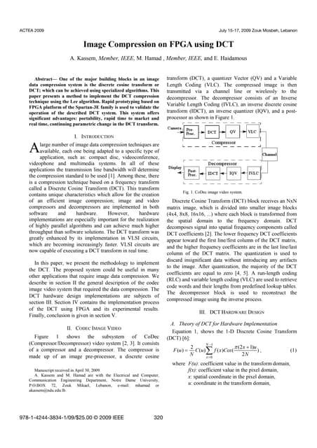 Dct Image Compression Pptx