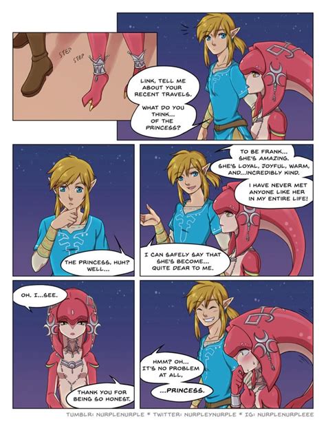 Mipha Is A Way Better Partner For Link Than Zelda And I Can