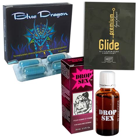 Drop Sex Vágyfokozó Cseppek Nőknek és Férfiaknak Uniszex Blue Dragon Potencianövelő 4