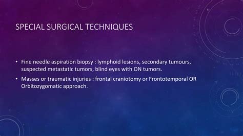 Approach To Orbital Surgery Pptx