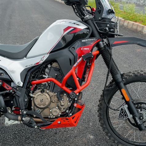 Titan X Crash Guard Red For Xpulse 210 Moto Torque