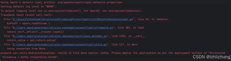 Pyspark充当kafka消费者时报错：failed To Find Data Sourcestructured Streaming
