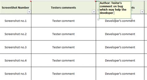 Download Free Bug Tracking Template