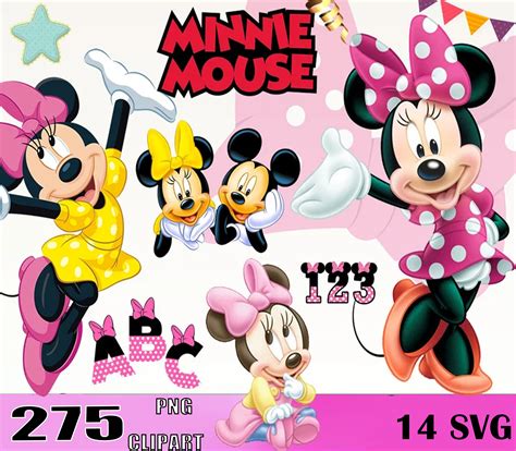 Minnie Mouse Clipart Pink 5841910 Clipart Library