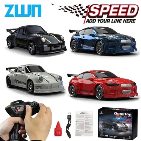 1 64 2 4g Mini Rc Drift Car 4wd High Speed Gtr Racing Remote Control
