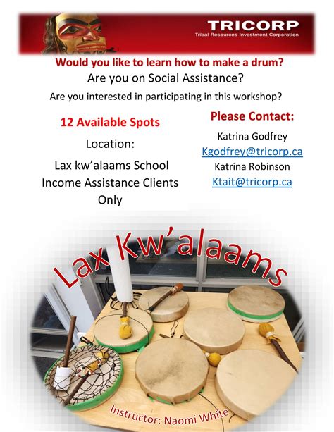 Tricorp Drum Making Class Lax Kwalaams Band
