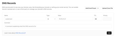 managing dns records