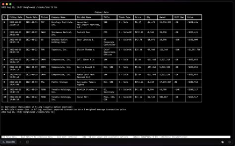 Automate Routine Execution Openbb