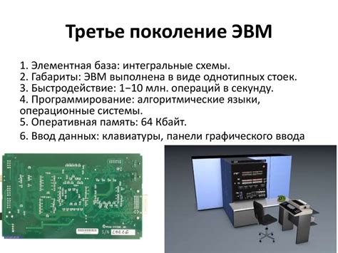 Поколения ЭВМ. Элементная база - презентация онлайн